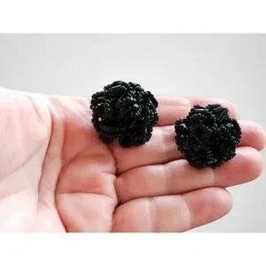 Unbranded | Jewelry | Vintage West Germany Black Seed Bead Cluster Clip ...